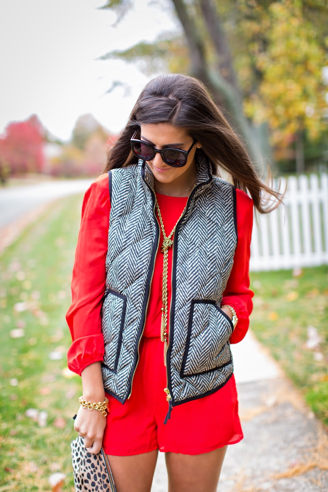 Herringbone + Red | A Southern Drawl