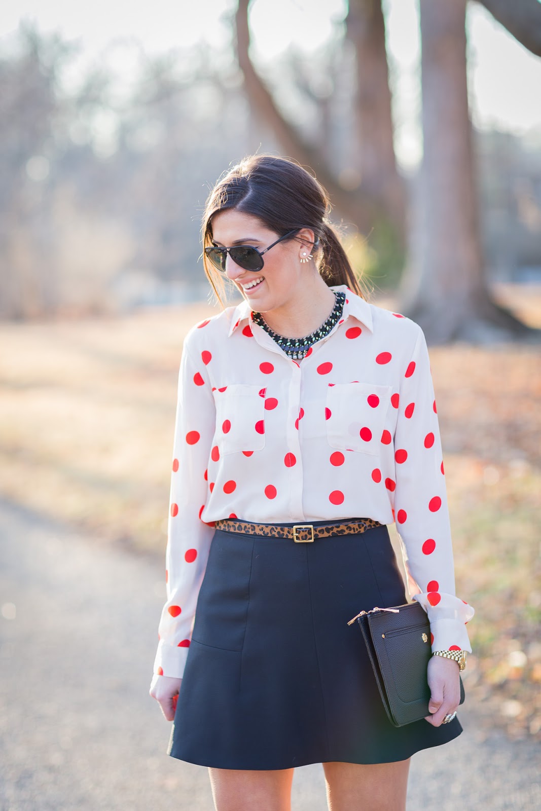 Polka Dot Blouse A Southern Drawl polka-dot-blouse-a-southern-drawl