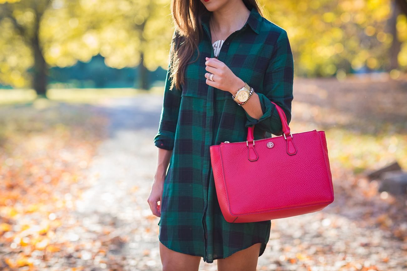 Plaid Dress | A Southern Drawl