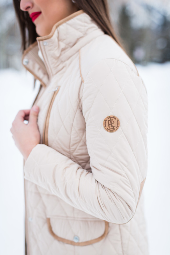 Cream Quilted Jacket | A Southern Drawl