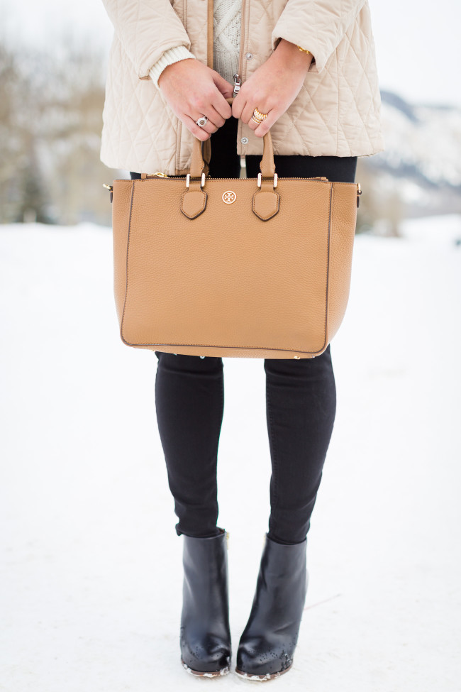 Cream Quilted Jacket | A Southern Drawl