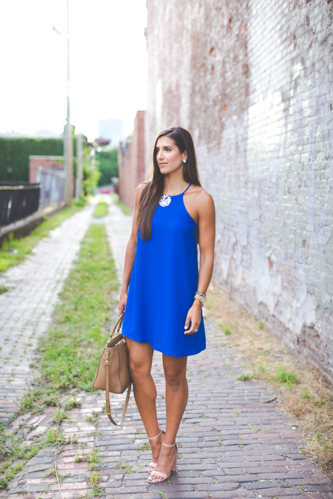 High Neck Shift Dress | A Southern Drawl