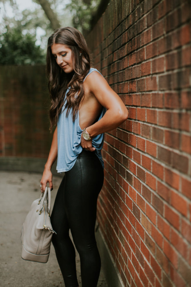 Faux Leather Leggings | A Southern Drawl