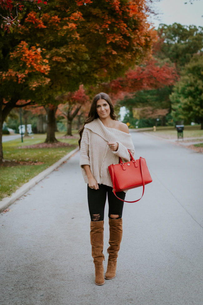 Beige Knit Sweater | A Southern Drawl