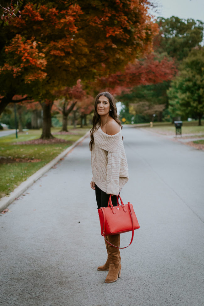Beige Knit Sweater | A Southern Drawl