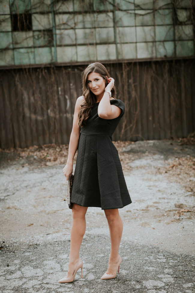 One Shoulder Black Dress | A Southern Drawl