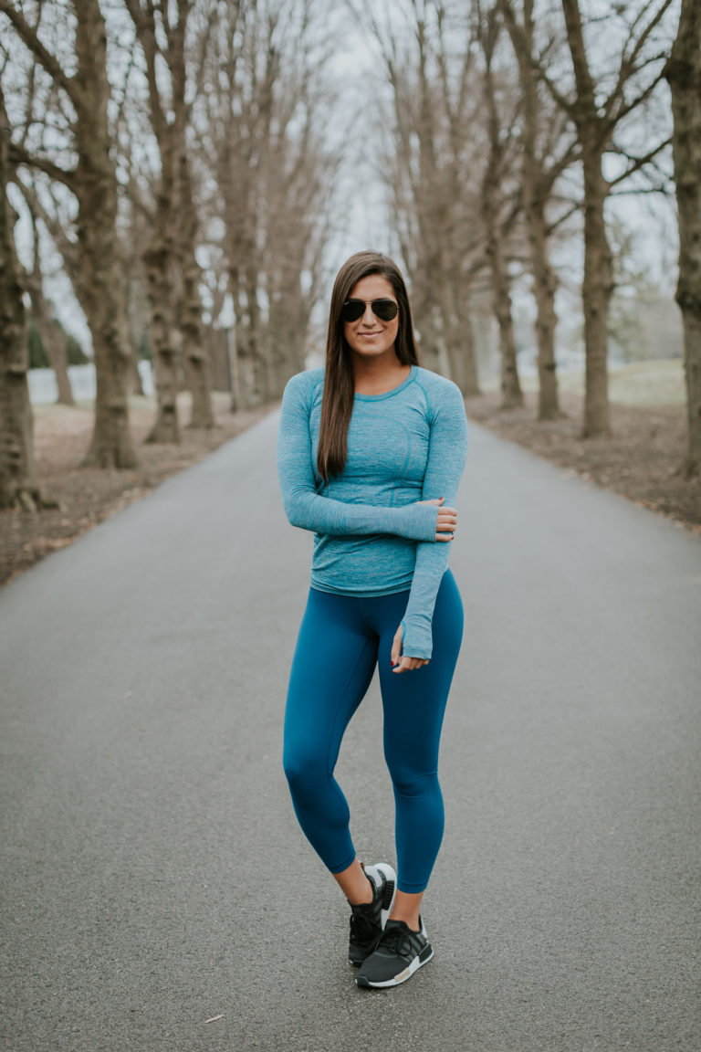 Weekly Workout Routine: Monochromatic Blue | A Southern Drawl