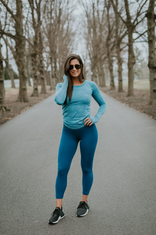 Weekly Workout Routine: Monochromatic Blue | A Southern Drawl