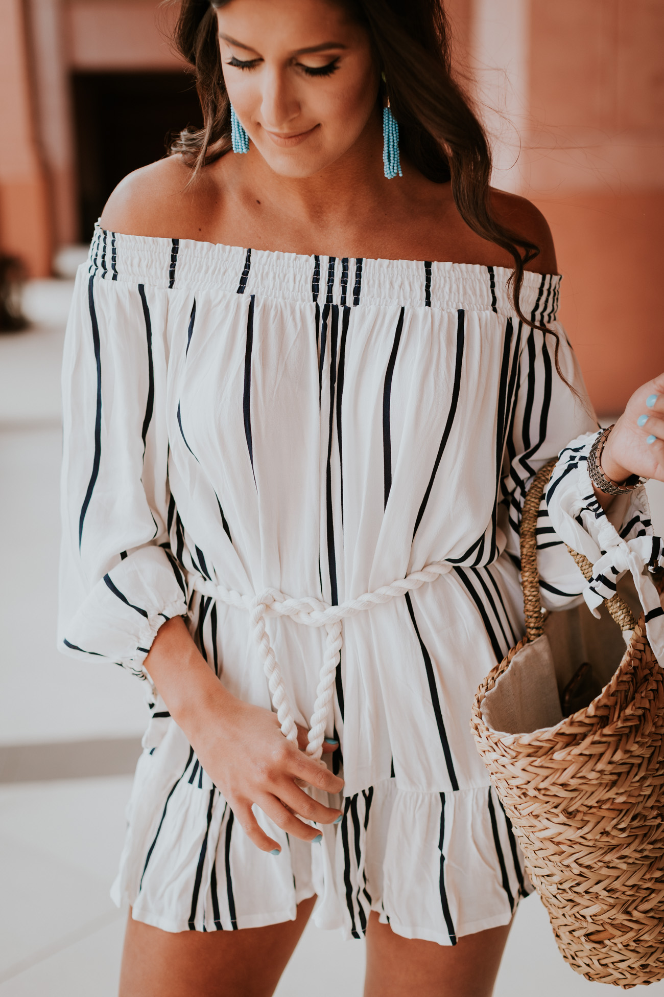 Nautical Rope Tie Dress | A Southern Drawl