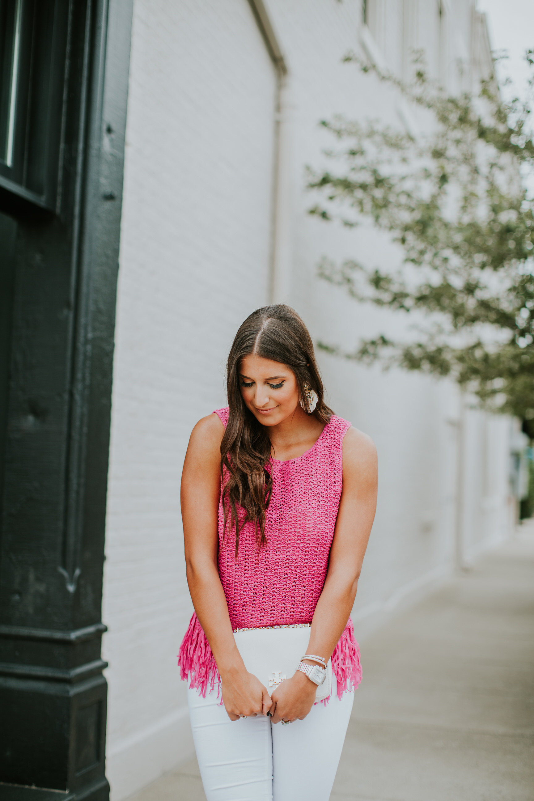 Pink Tassel Top | A Southern Drawl