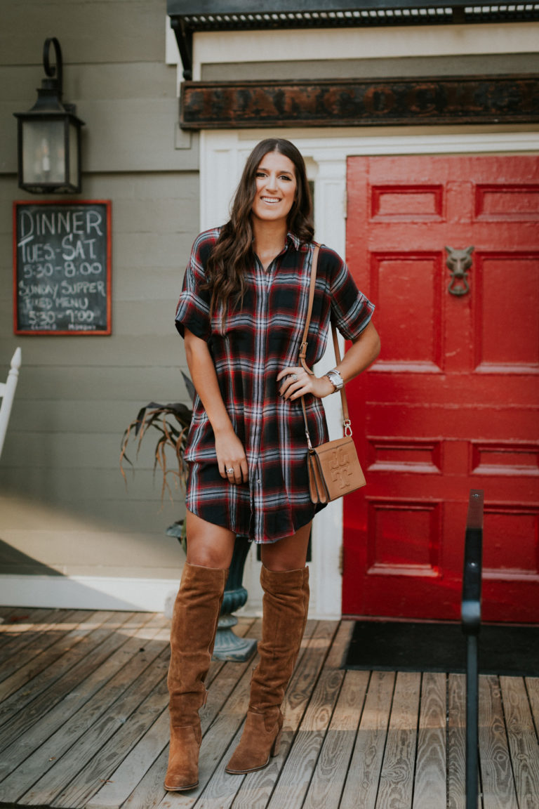 Plaid Tunic Dress | A Southern Drawl