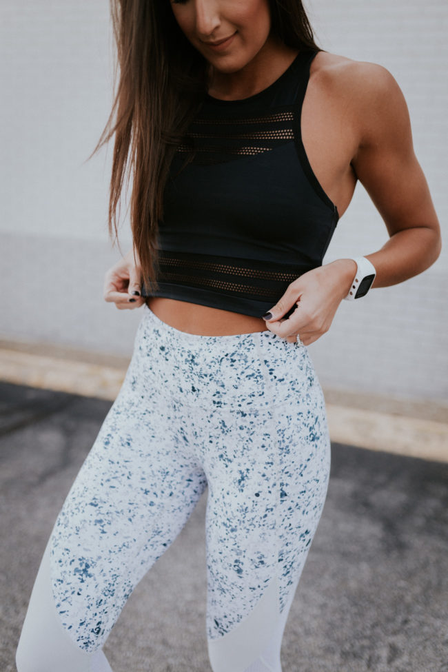 Weekly Workout Routine: Mesh Crop Top | A Southern Drawl