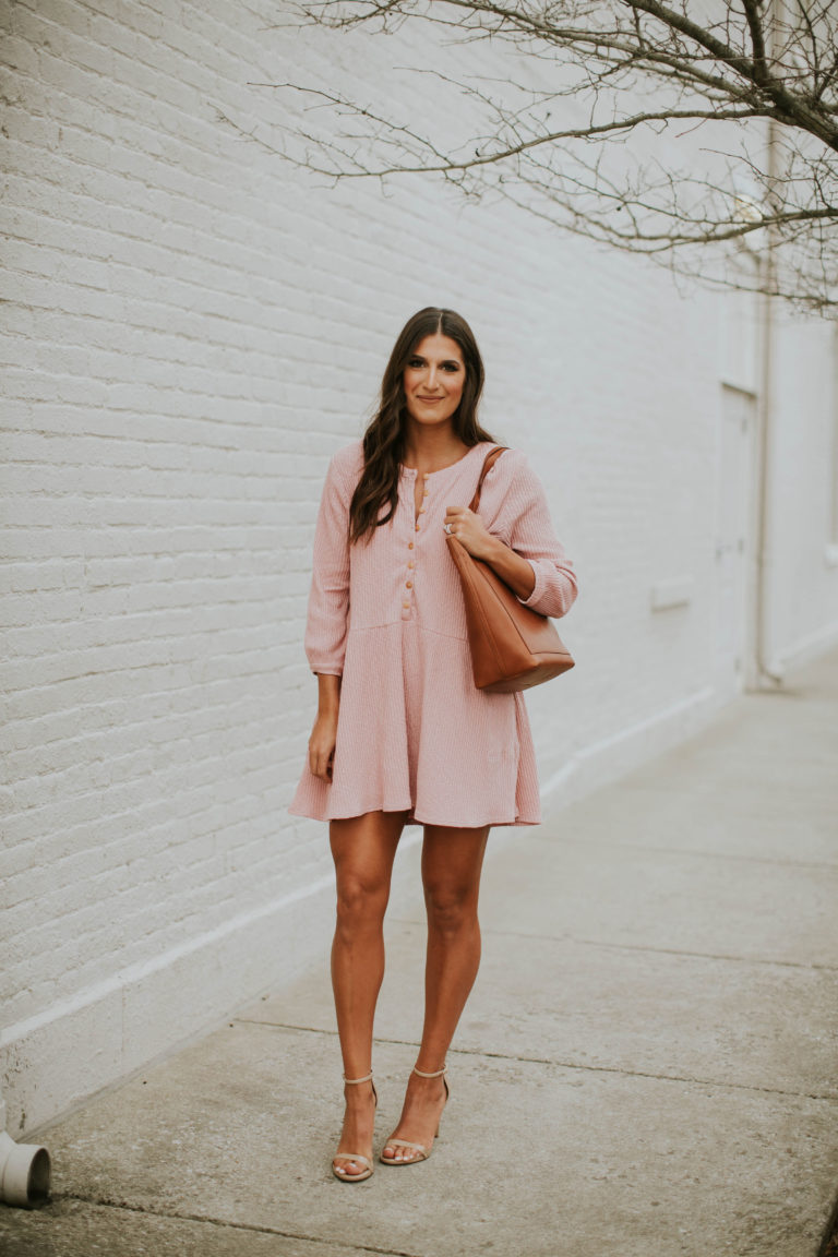 Pink Swing Dress | A Southern Drawl